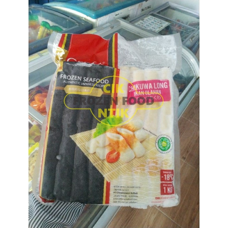 Jual Cedea Chikuwa long 1kg Frozen food cik ntik Jambi cemilan jajanan ...