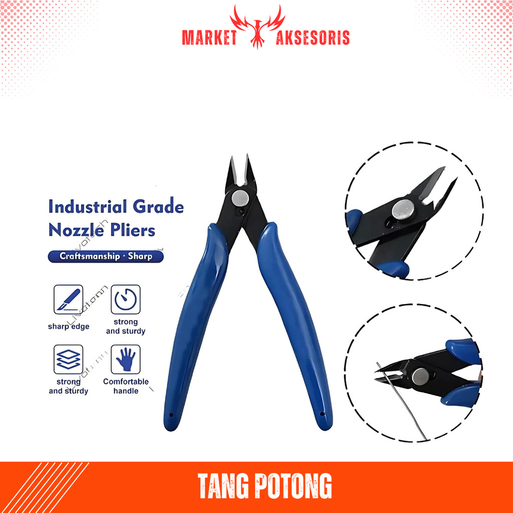 Jual Tang Potong Kawat Vape Plato 5 Inch Plier 170 Tank Pemotong ...