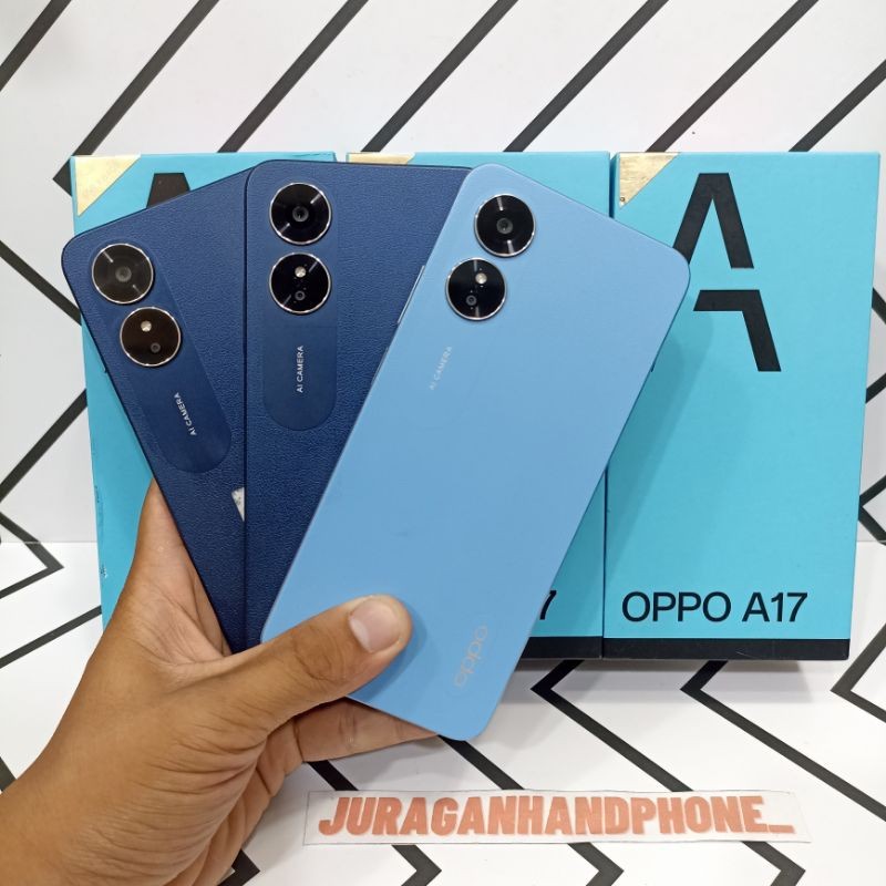 Jual Oppo A17 4/64GB Hp Second Seken Bekas Fullset | Shopee Indonesia