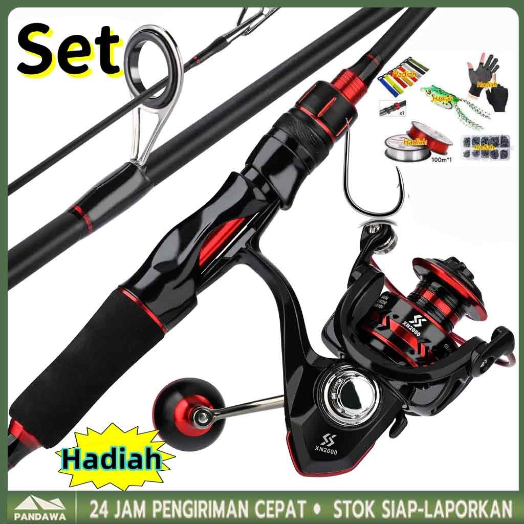 Jual 【Beli 1 Dapat 7】Sougayilang Joran Pancing Set 1.6m 1.8m 2.1m 2.4m Joran Dan 2000-7000 Full ...