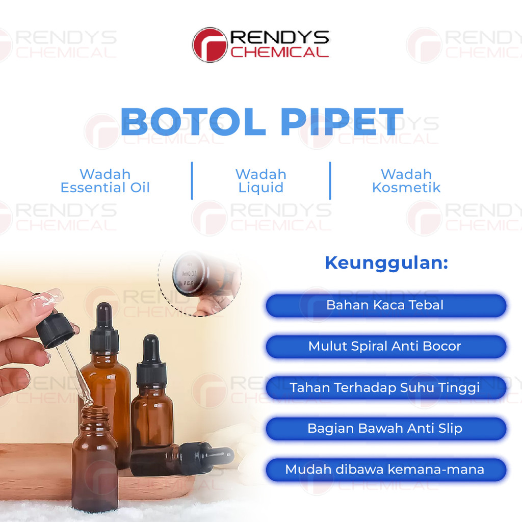 Jual Botol Pipet Kaca COKLAT Tutup Hitam 10ML / Glass Bottle Pipette ...