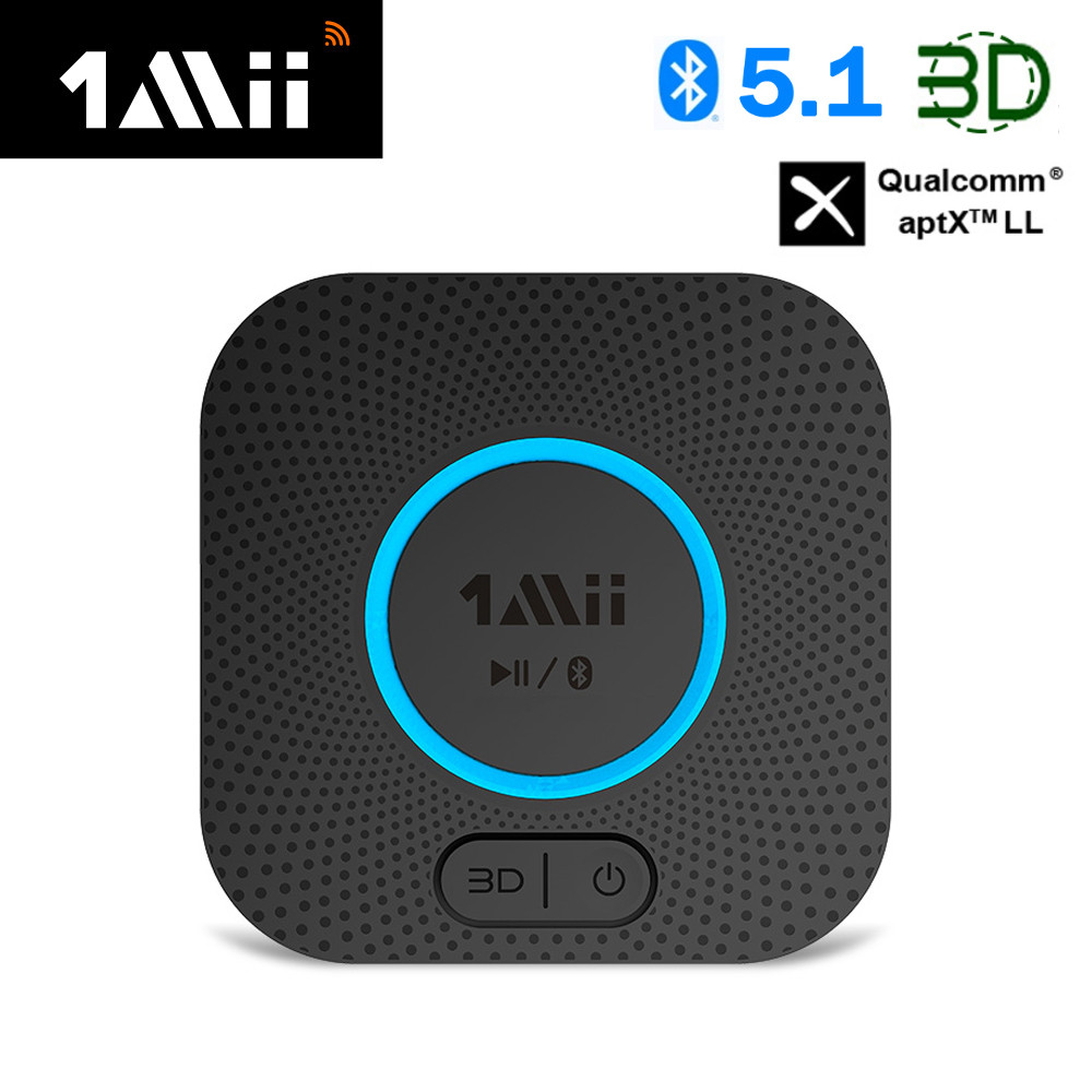Jual [Upgraded]1Mii B06+ Bluetooth 5.1 Audio Receiver"3D"aptX LL,Long Range Dual Link 3.5mm Aux ...