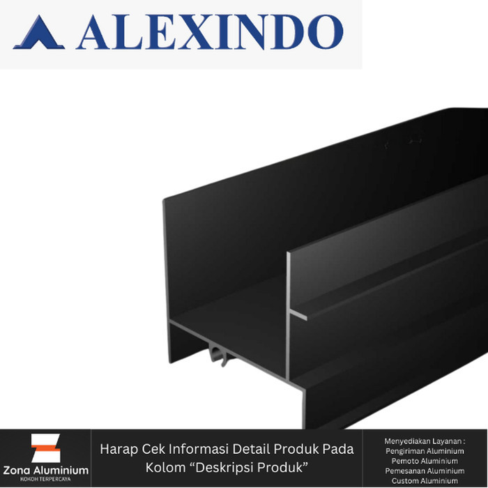 Jual Aluminium ALEXINDO 9105 Rel Atas Tunggal Sliding Door | Shopee ...