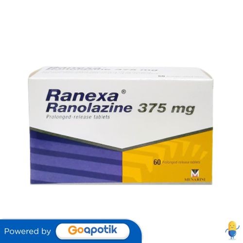 Jual Ranexa 375 Mg Box 60 Tablet | Shopee Indonesia