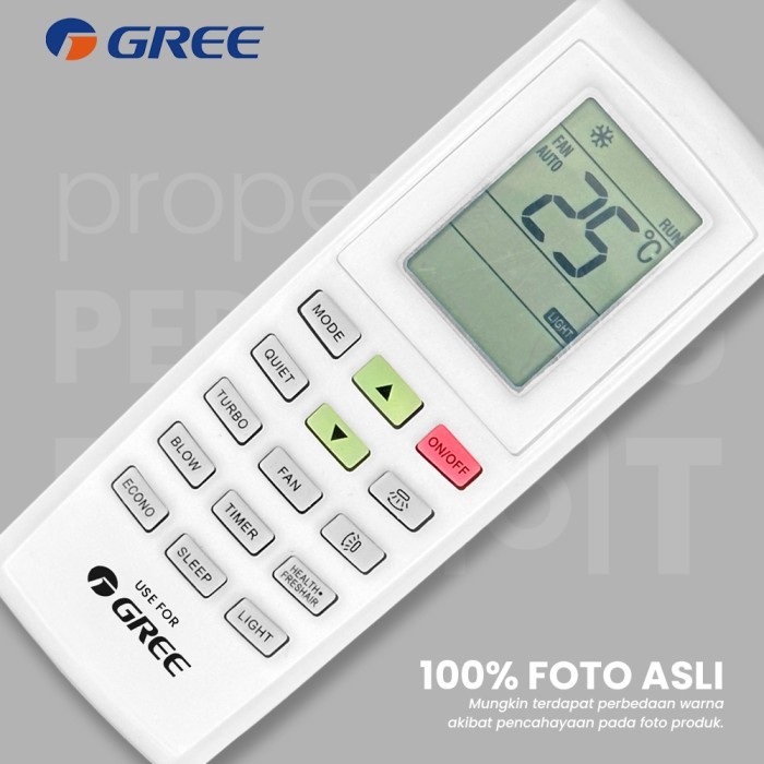 Jual Remote AC Gree YV1FB7 / Remot AC Sanyo Aqua Tipe YV1FB7 - Tanpa ...