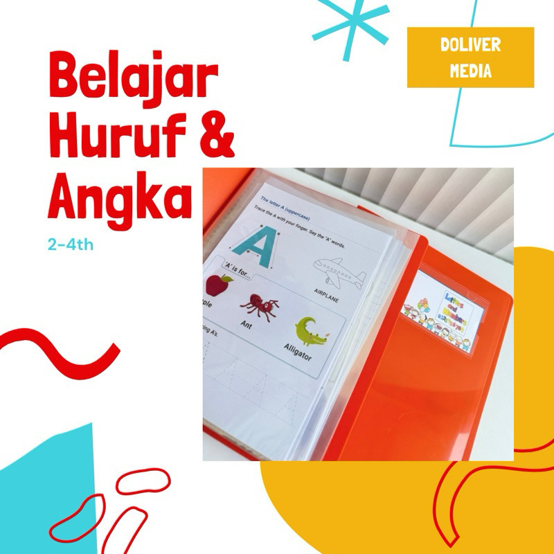 Jual Buku Letters and numbers pengenalan huruf dan angka Aktivitas ...