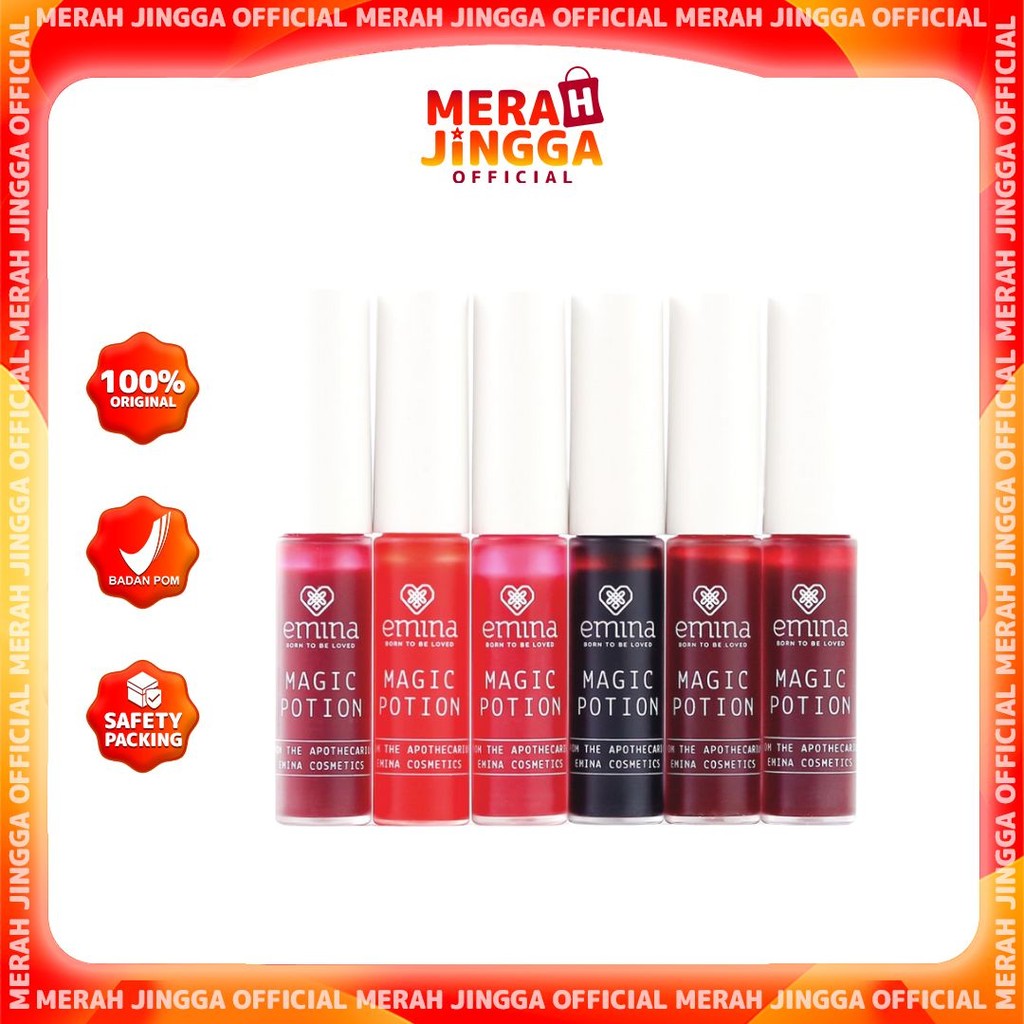 Jual Emina Magic Potion Lip Tint | Merah Jingga Official | Shopee Indonesia