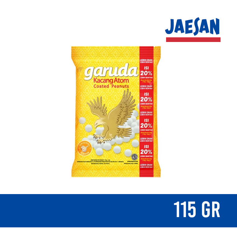 Jual Garuda Kacang Atom Original 115gr Coated Peanuts | Shopee Indonesia