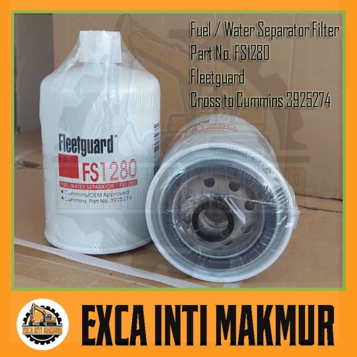 Jual Water Separator Filter FS1280 Fuel Filter Fleetguard FS 1280 ...
