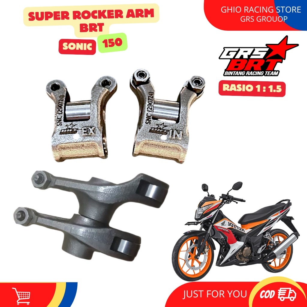 Jual Ghio Racing RRA Rocker Arm Pelatuk Roller BRT GTR SONIC NEW 150 ...