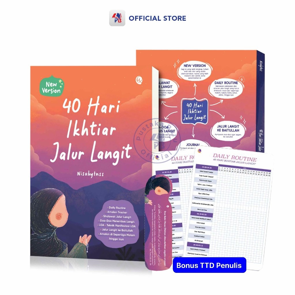 Jual Buku 40 Hari Ikhtiar Jalur Langit (New Version) - Nisahytnss ...
