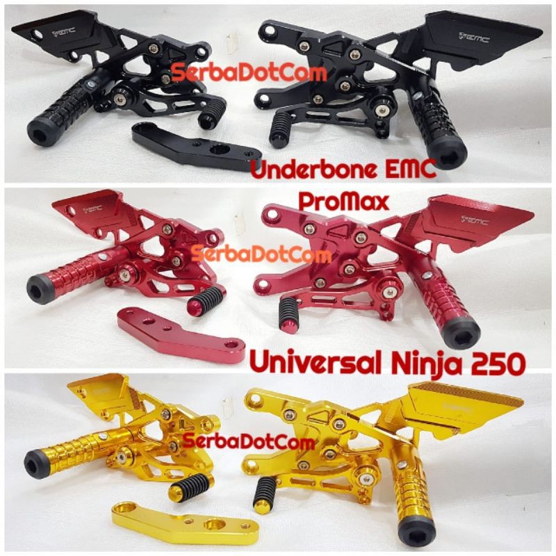 Jual FOOTSTEP STEP CONGKEL UNDERBONE NINJA 250 2018 NEW Fi CARBU EMC ...