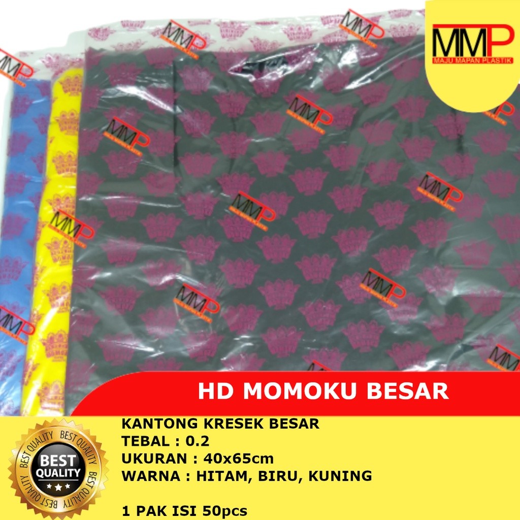 Jual HD Kresek Besar Momoku / Tas Plastik ukuran 35x52x02 Kuning ...