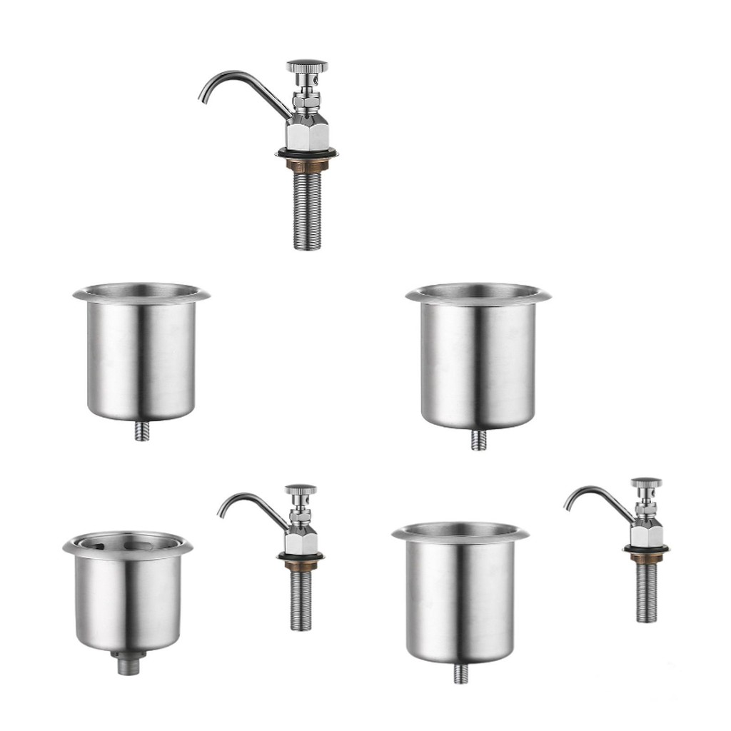 Jual Dipper Well Faucet Counter Soaking Spoon Container Bar Coffee Shop ...