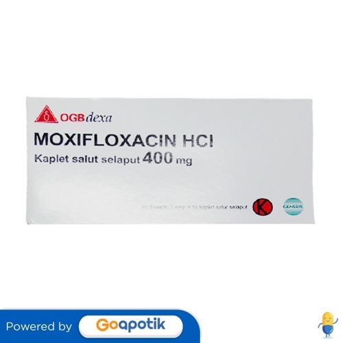 Jual Moxifloxacin Hcl Ogb Dexa Medica 400 Mg Box 10 Kaplet | Shopee ...