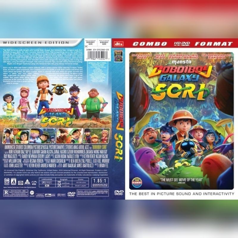 Jual Kaset Film Animasi BOBOIBOY GALAXY SORI - 2023 - HD | Shopee Indonesia