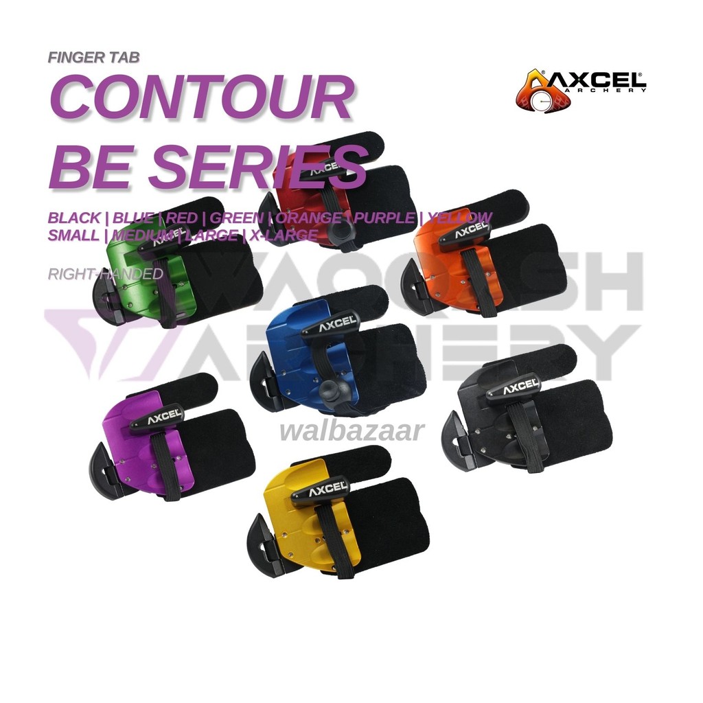 Jual AXCEL ARCHERY CONTOUR BRADY ELLISON Leather Finger Tab Recurve ...