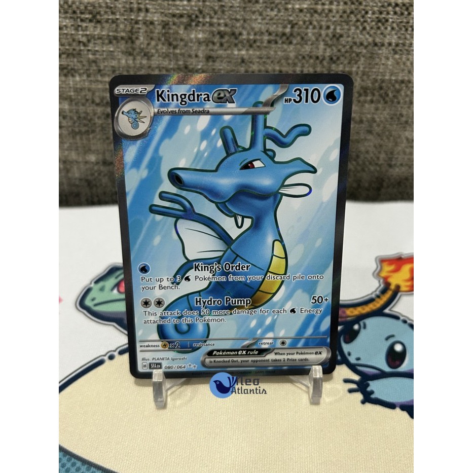 Jual Pokemon TCG English Kingdra ex - 080/064 - Full Art Secret Rare Shrouded Fable | Shopee ...