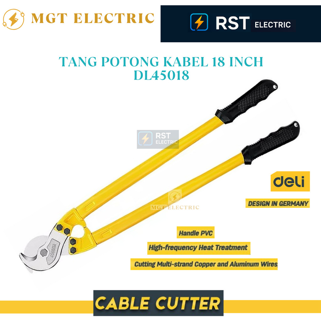 Jual Tang Potong Kabel Besar DELI 18 inch 24 inch Cable Cutter 18in ...