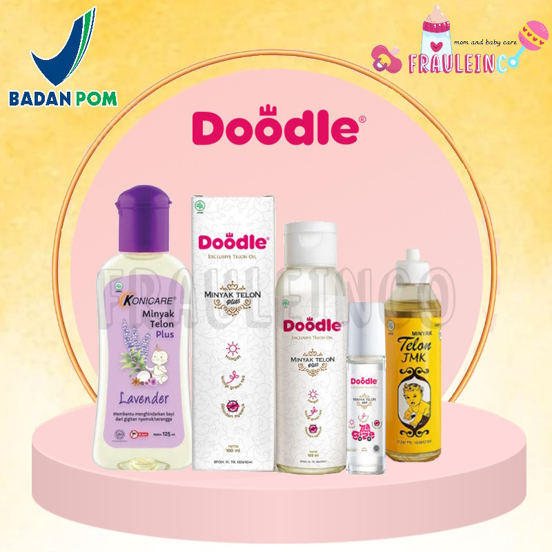 Jual Doodle Telon Oil 100ml - Minyak Telon Doodle ORIGINAL 100% ...