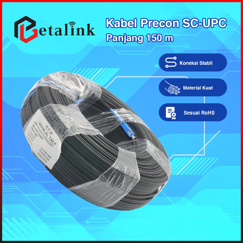 Jual Kabel Fiber Optic DROP CORE BARU!!! Kabel Drop Core Fiber Optik/Kabel Precon FO 100M/50M ...