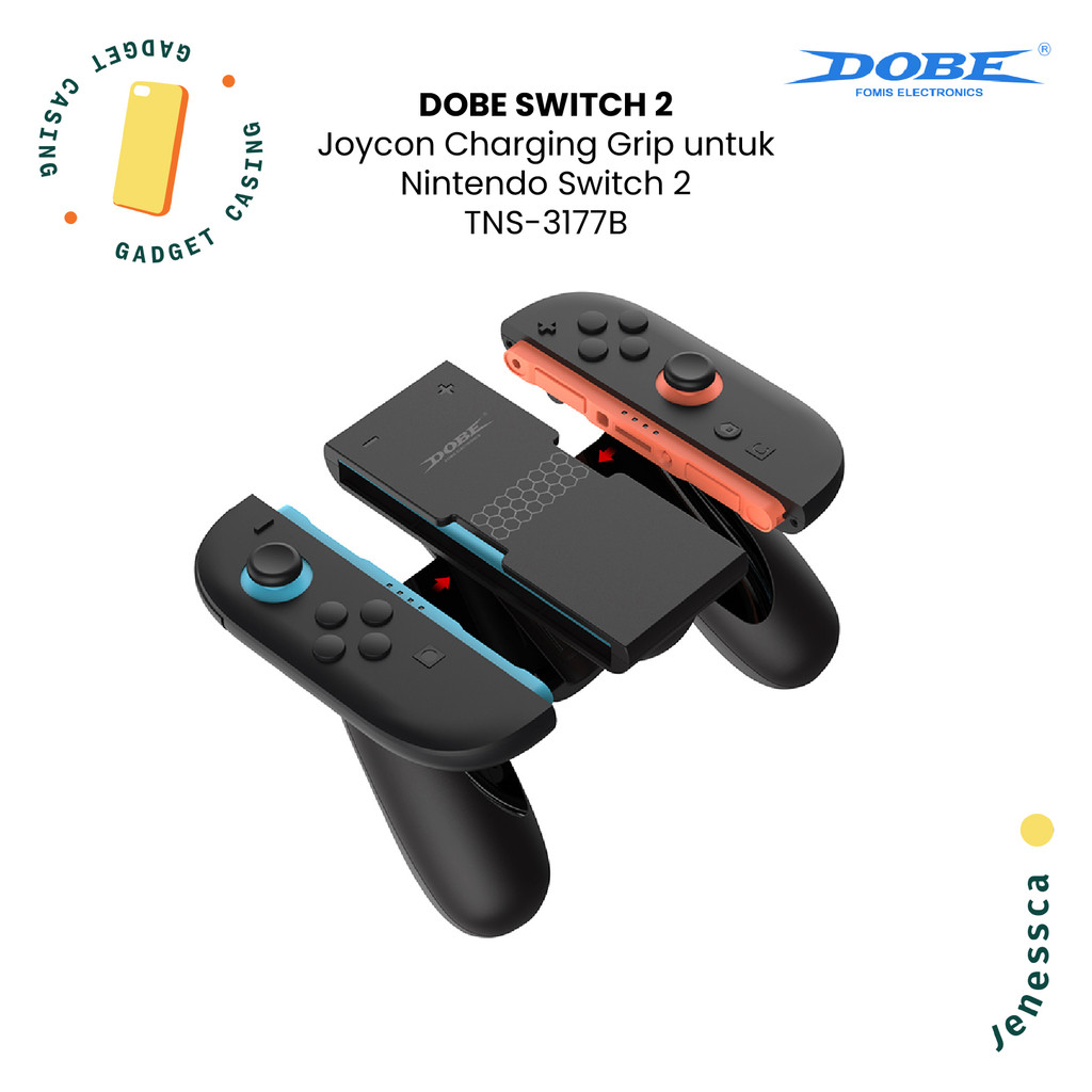 Jual DOBE Controller Joycon Grip untuk Nintendo Switch 2 NSW2 NS2 TNS-3177B (NON CHARGING ...