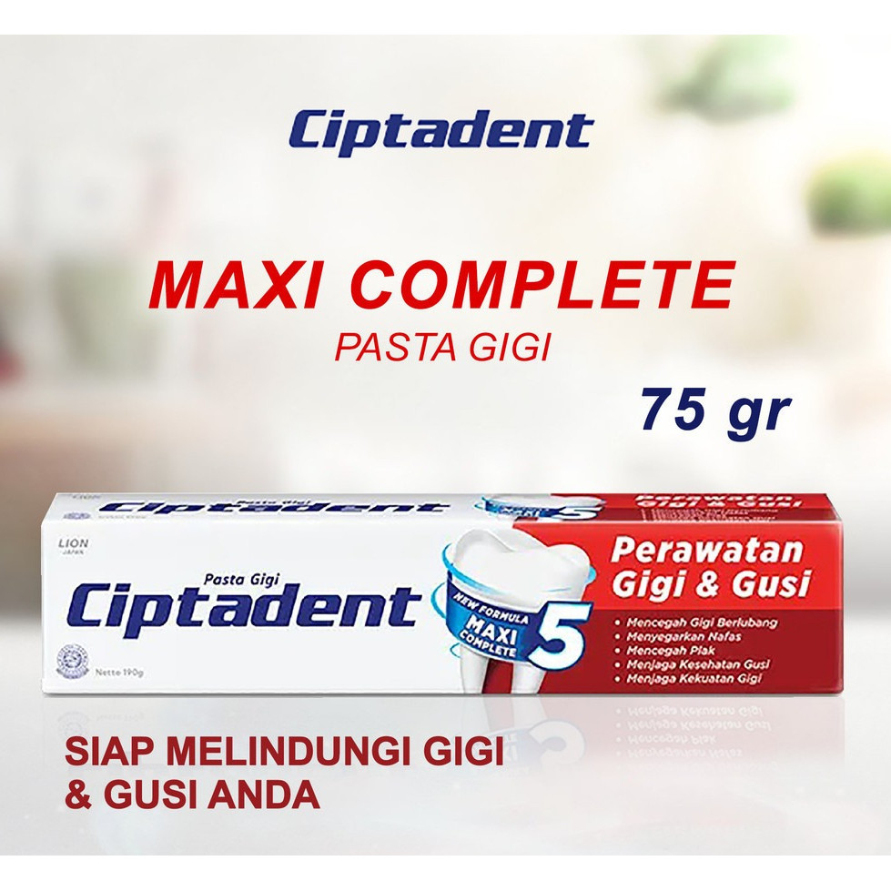 Jual Ciptadent Toothpaste Maxi Complete Pasta Gigi [75 g] Perawatan ...