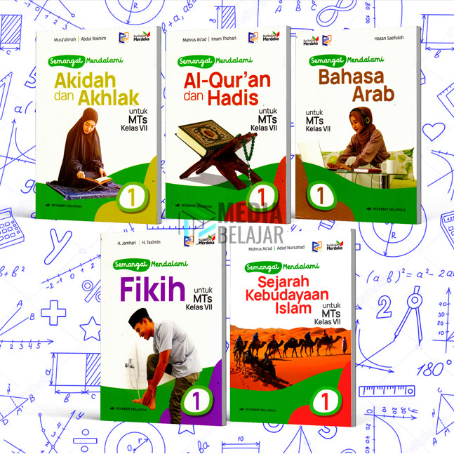 Jual Buku Semangat Mendalami Kelas 7 Mts Kurikulum Merdeka Revisi Terbaru 2025 - Erlangga ...
