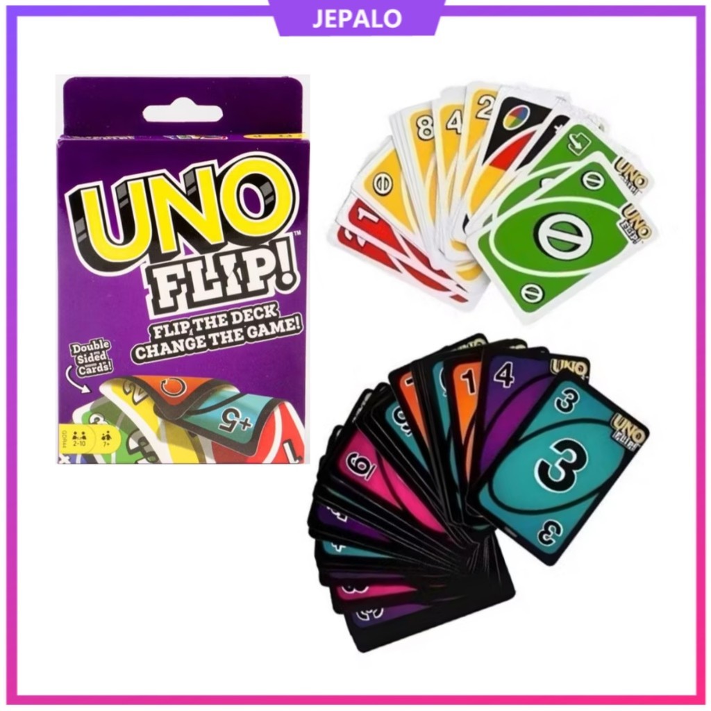 Jual Mainan Kartu Uno Flip Card / Kartu Uno / Permainan Kartu Keluarga ...
