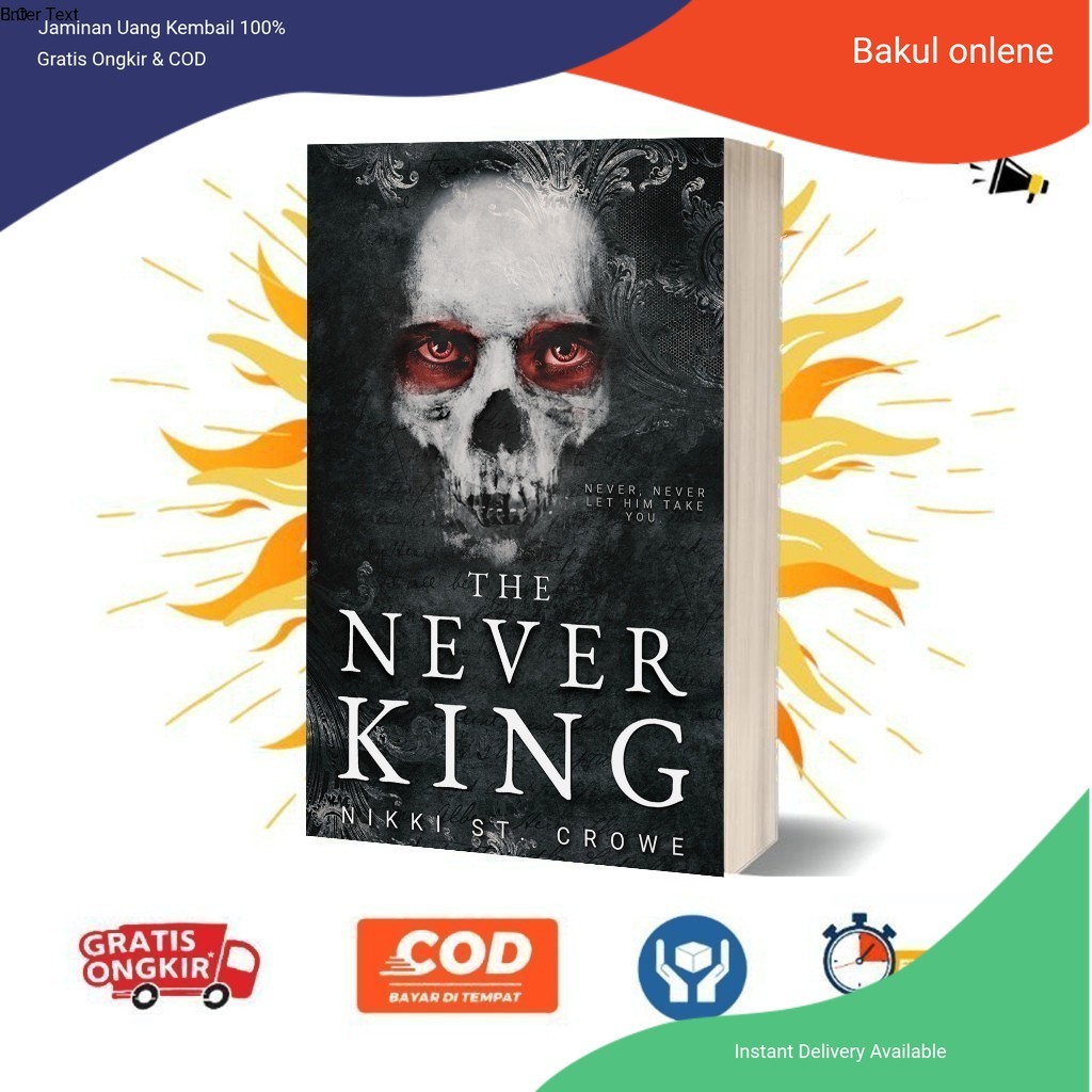 Jual Buku eng The Never King (Vicious Lost Boys, #1) by Nikki St. Crowe (English) | Shopee Indonesia