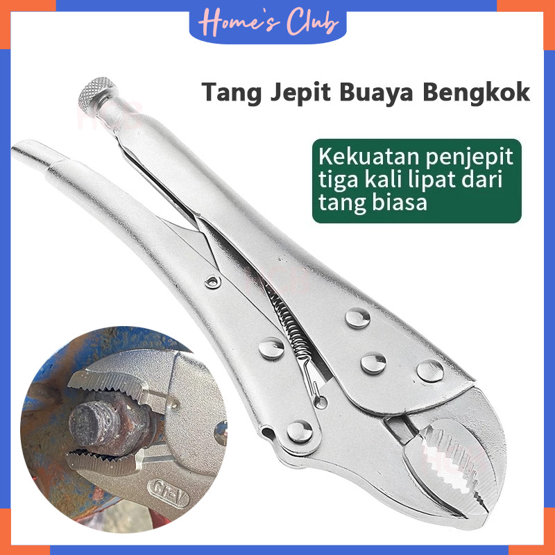 Jual Tang Jepit Buaya Tang / Tang Jepit Buaya Bengkok 10 Inch | Shopee ...