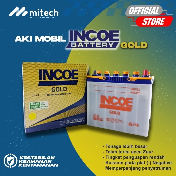 Jual Incoe Gold Astra Aki Basah Mobil All New Ertiga NS60L - 12V / 45Ah | Shopee Indonesia