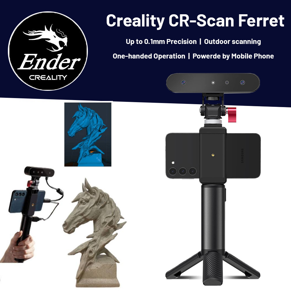 Jual Creality 3D Scanner CR-Scan Ferret for 3D Printing and Modeling ...