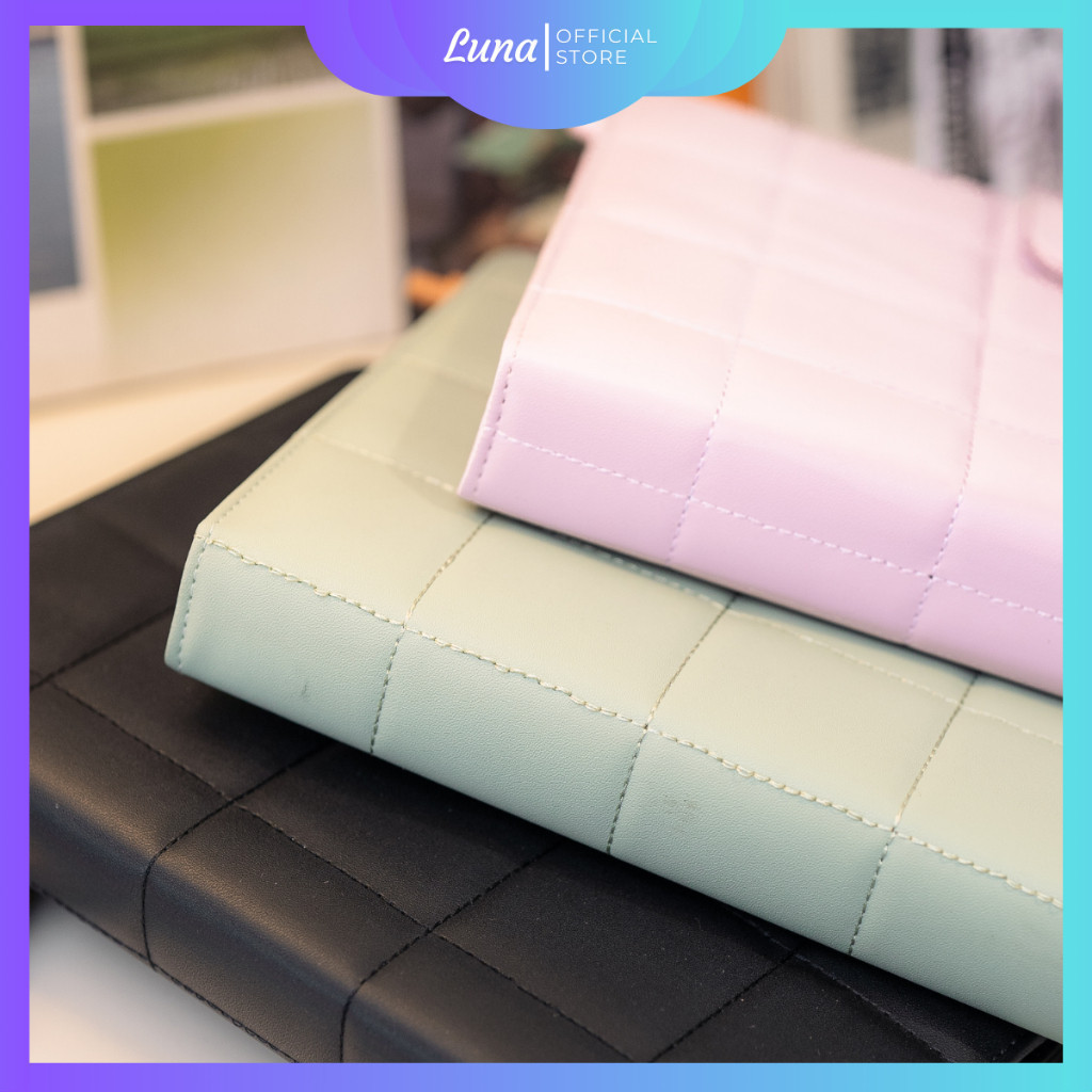 Jual Binder Kulit Motif Kotak Kotak Size A5 20 Holes Binder Soft Willow ...