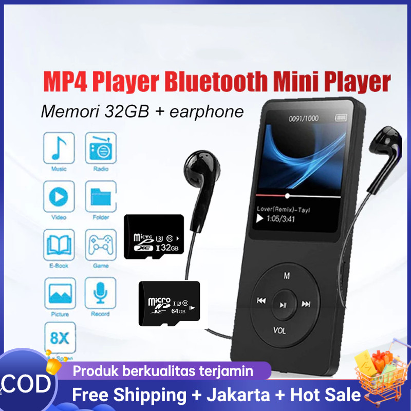 Jual MP4 Player Bluetooth MP3 Mini Player Bluetooth MP3 Bluetooth ...