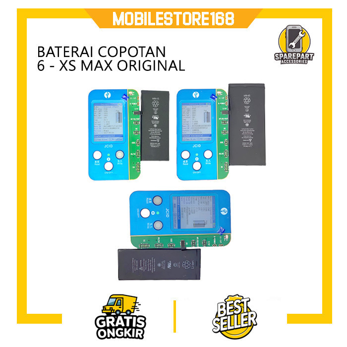 Jual BATERAI COPOTAN BEKAS 6G/6P/6S/6SP/7G/7P/8G/8P/X/XR/XSMAX | Shopee Indonesia