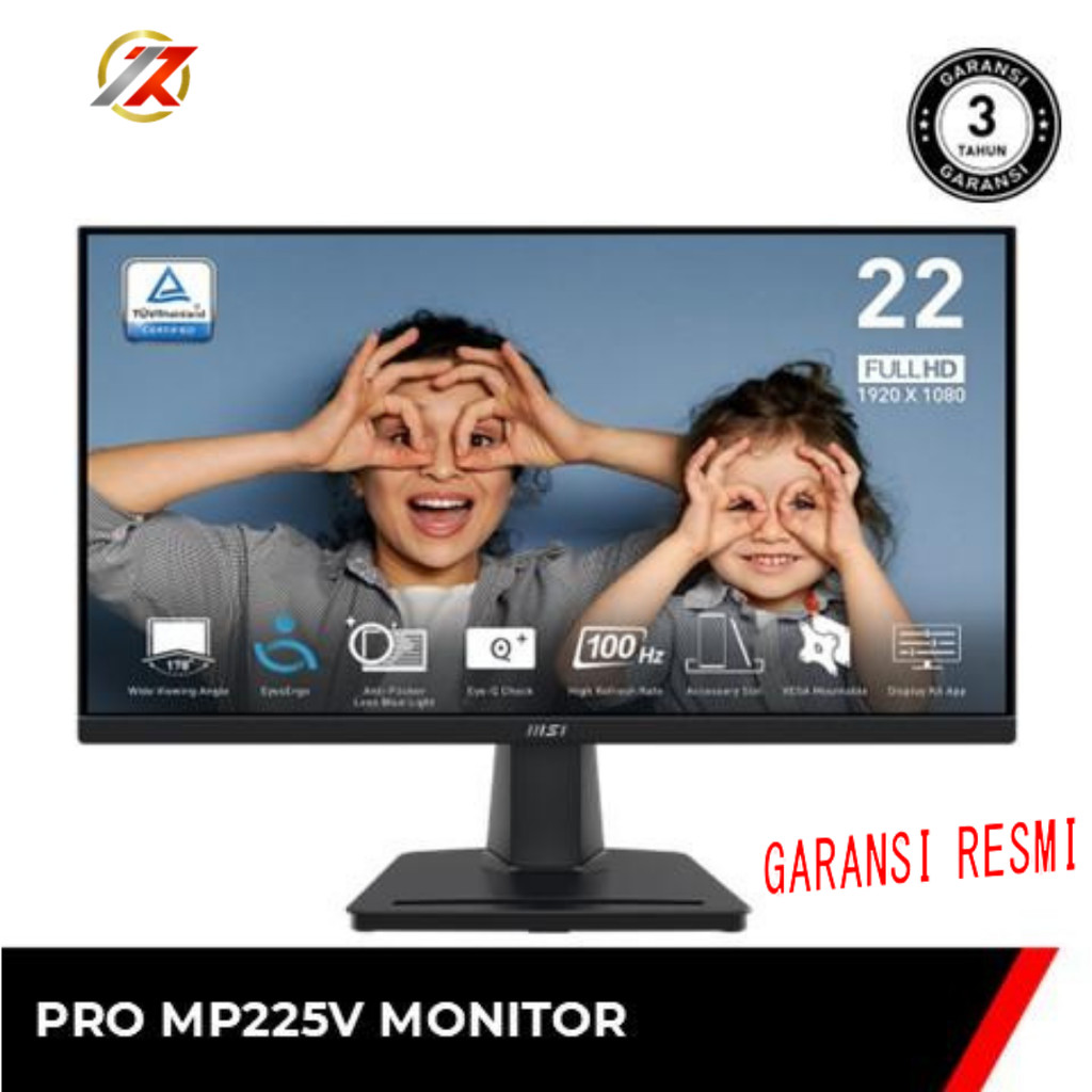 Jual Monitor MSI PROMP225V PRO MP225V 22INCH Bussines Produtctivity ...