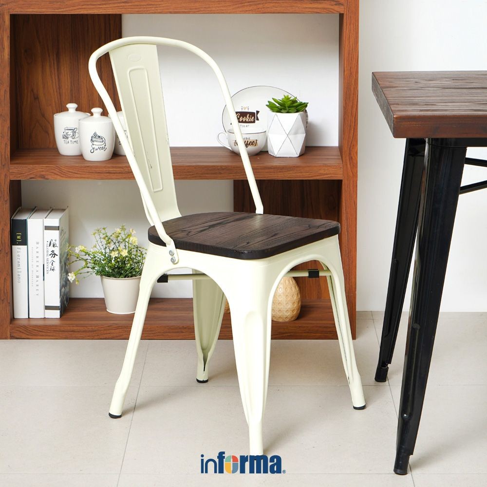 Jual Informa Neo London Elm Kursi Kayu - Krem Multipurpose Chair Kursi ...