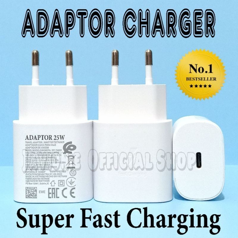 Jual NEW Adapter Kepala Charger Casan USB C TO TYPE C for SAMSUNG M14 ...