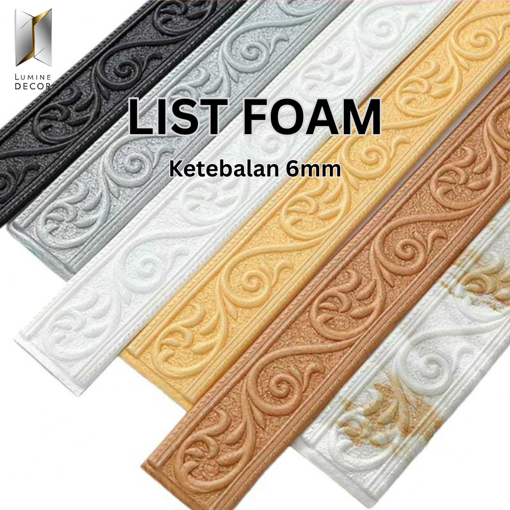 Jual Lumine - Wall Border List 3D Foam /Wallpaper Dinding List Stiker ...
