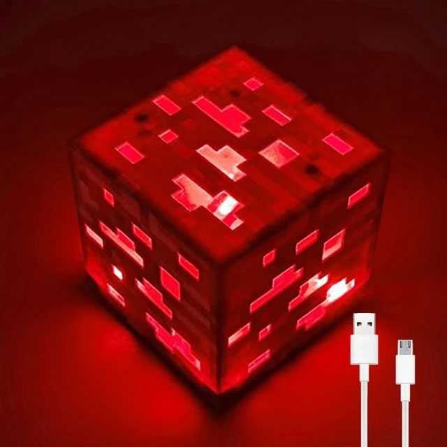 Jual Lampu LED Minecraft Square Cubic Stone Lamp Night Light | Lampu ...
