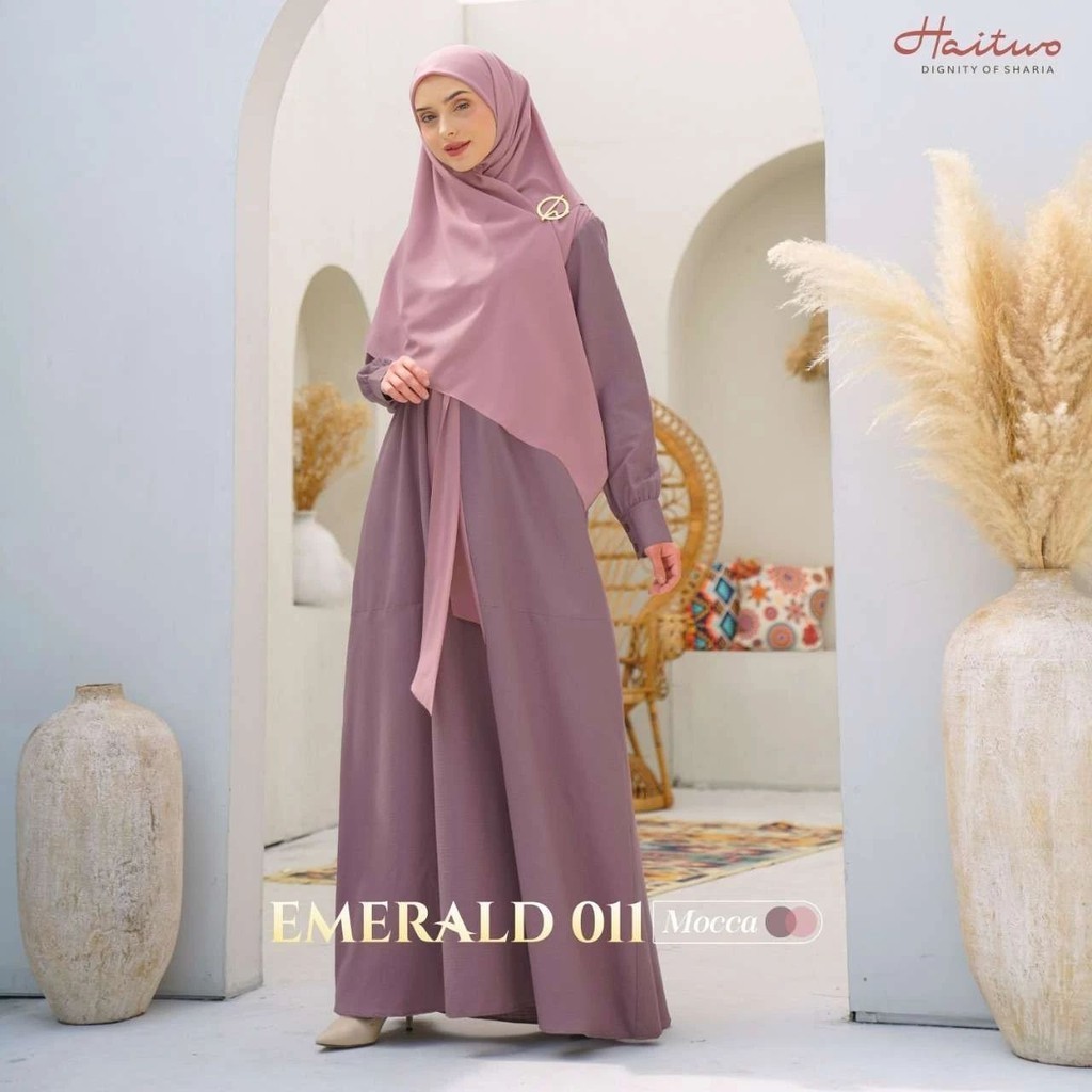 Jual Haitwo EMERALD 011 Lilac Latte Mocca Polly Cotton Dobby Diamond ...