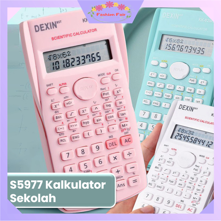 Jual FASHION FAIR - S5977 Kalkulator Sekolah / Kalkulator Scientific ...