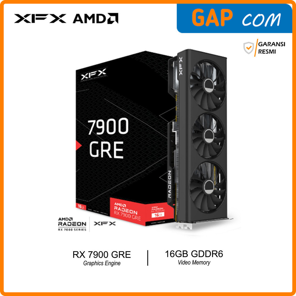 Jual VGA XFX AMD Radeon RX 7900 GRE 16GB GDDR6 - RX7900 | Shopee Indonesia
