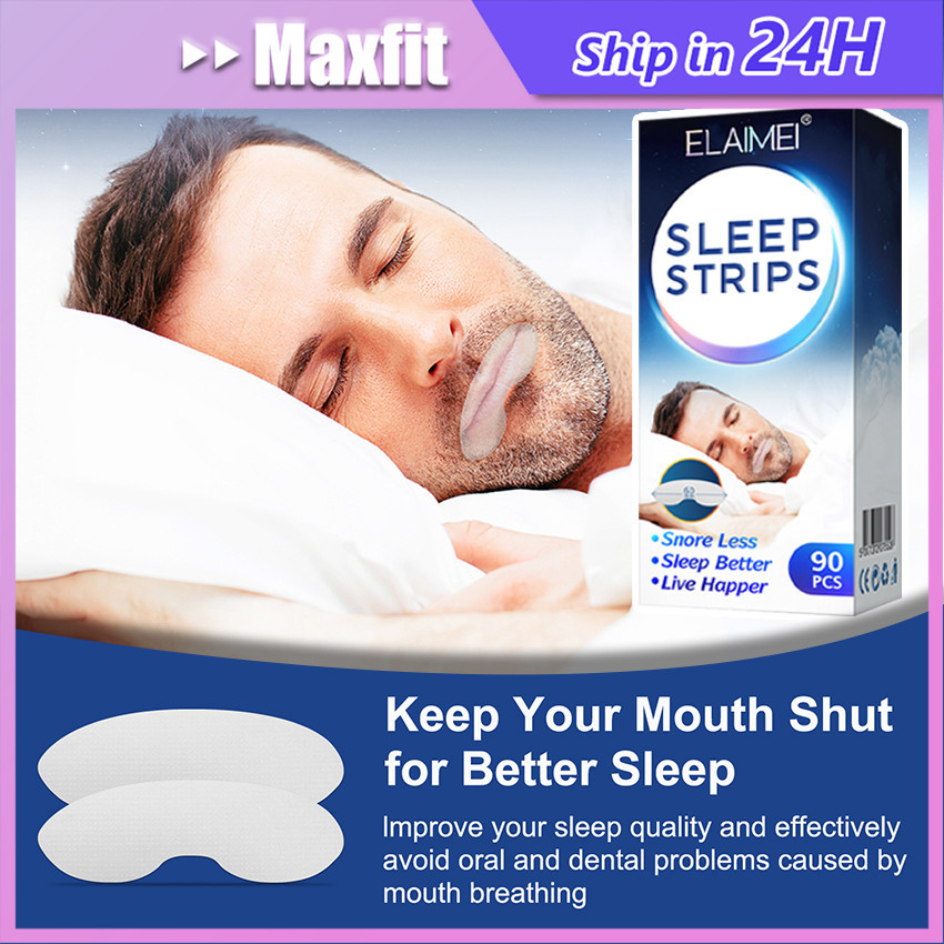 Jual 90Pcs Stiker Sticker Mulut Tidur Anti Ngorok Dengkur Mouth Tape ...