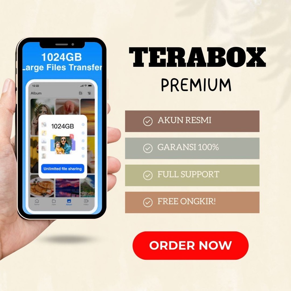 Jual LIFETIME TERABOX PREMIUM 2TB FULL GARANSI 100% FOR ALL DEVICE | Shopee Indonesia