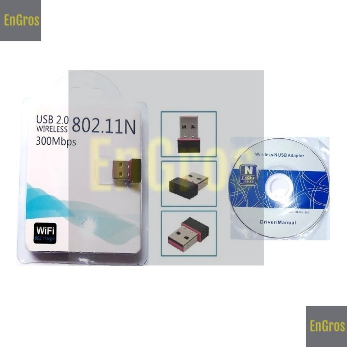 Jual WIFI USB MINI 2.0 WIRELESS 802.11N USB ADAPTER WIRE LESS NETWORK WI FI DONGLE PC KOMPUTER ...