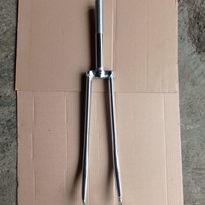 Jual fork sepeda 27 balap/roadbike jadul crome taiwan | Shopee Indonesia