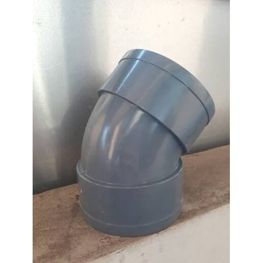 Jual Keni 4" inch / Knee / L / kenie / Elbow 45 derajat PVC 4" D (Murah) | Shopee Indonesia