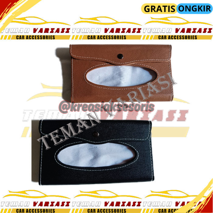 Jual TEMPAT TISSUE TISU BOX SUNVISOR HOLDER TISSUE TISU ORGANIZER MOBIL ...